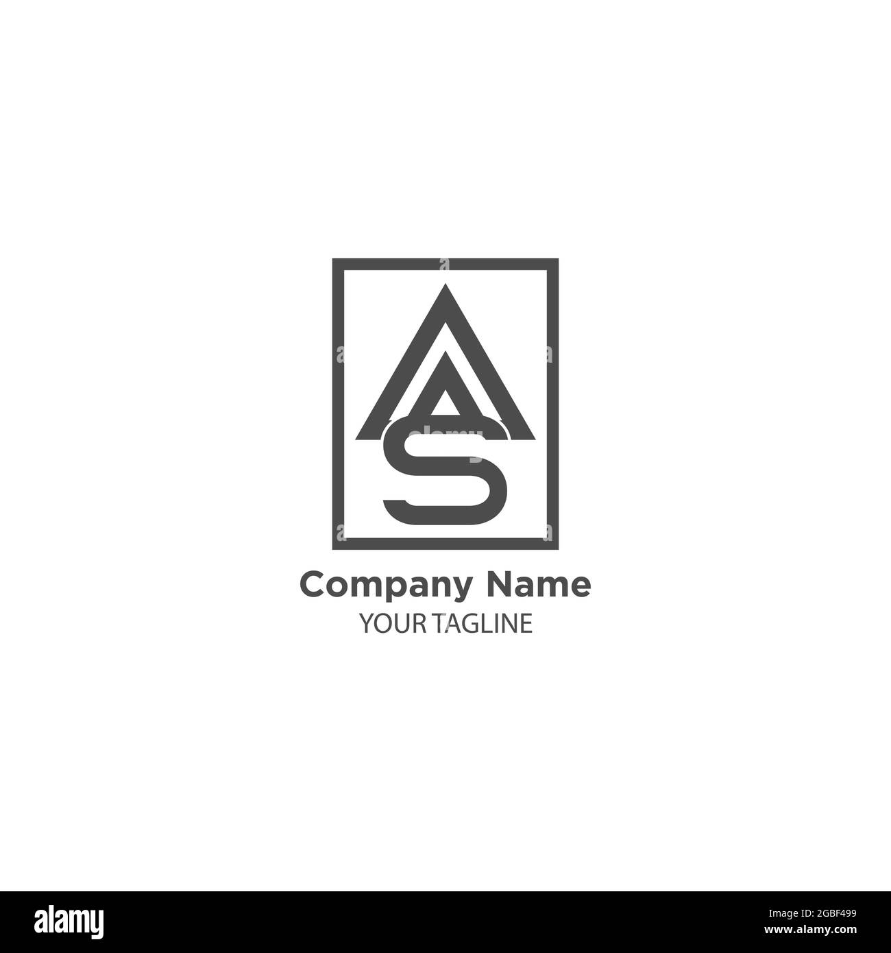 Initial SA modern monogram and elegant logo design, Professional ...