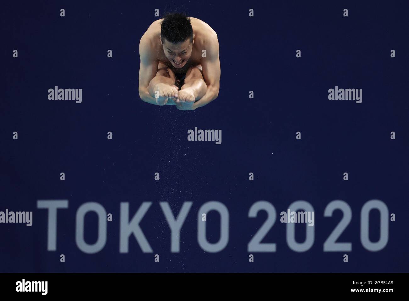 Tokyo, Japan. 3rd Aug, 2021. Ken Terauchi (JPN) Diving : Men's 3m ...