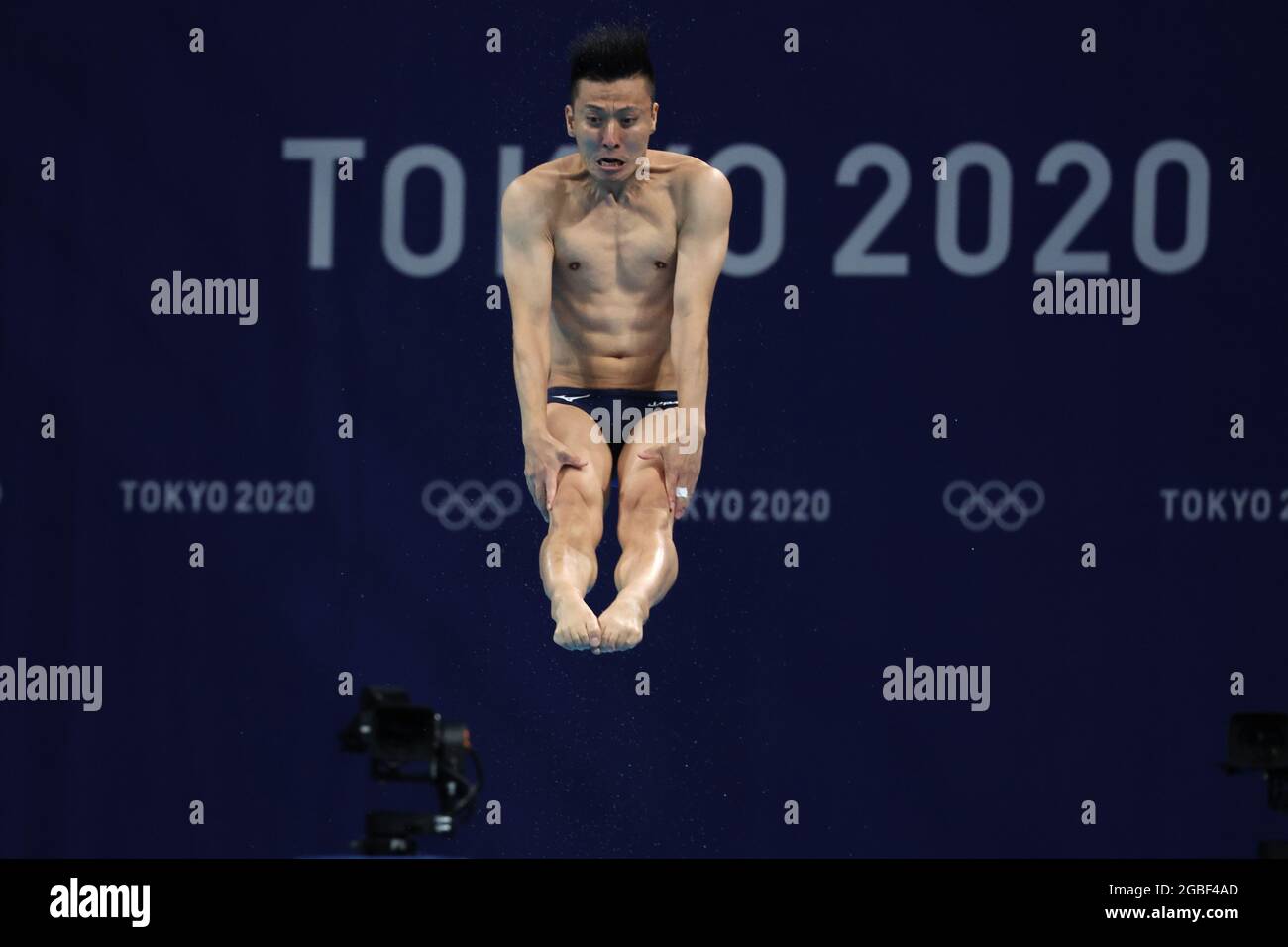 Tokyo, Japan. 3rd Aug, 2021. Ken Terauchi (JPN) Diving : Men's 3m ...