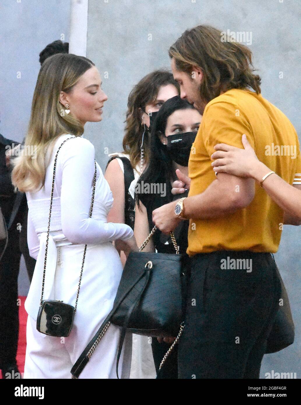 Los Angeles, California, USA 2nd August 2021 Actress Margot Robbie and ...