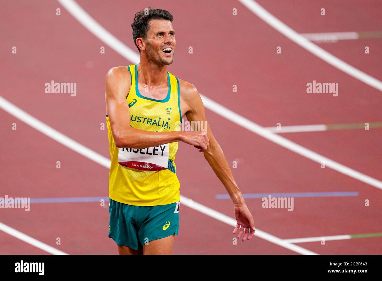 TOKYO, JAPAN - AUGUST 1: Jeffrey Riseley of Australia competing on Men ...