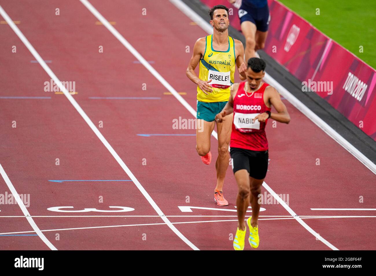 TOKYO, JAPAN - AUGUST 1: Jeffrey Riseley of Australia competing on Men ...