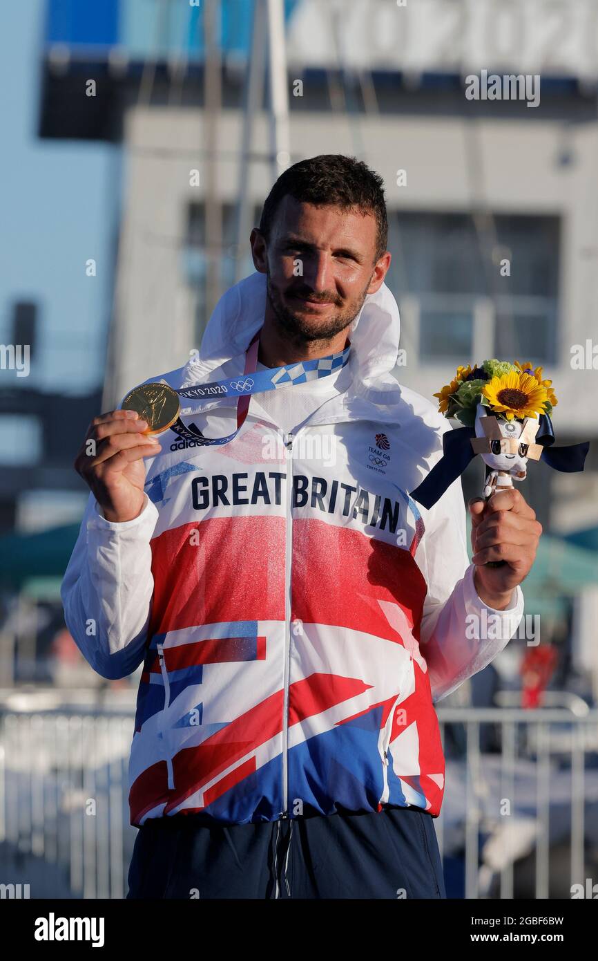 SCOTT Giles (GBR) (gold), AUGUST 3rd, 2021 - Sailing : Men's One Person ...