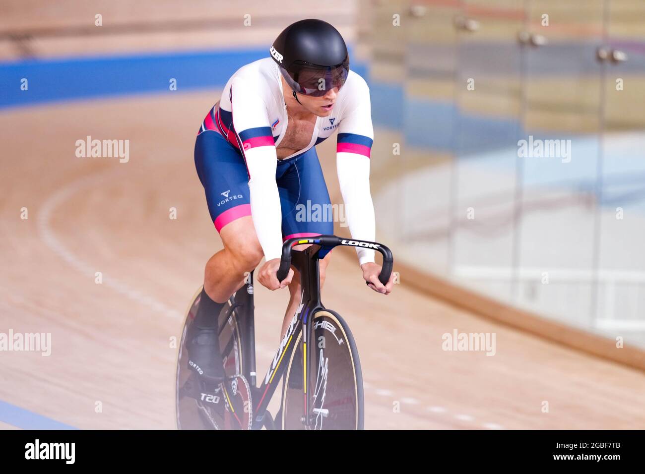 Denis Dmitriev (ROC), AUGUST 3, 2021 - Cycling : Men's Team Sprint ...