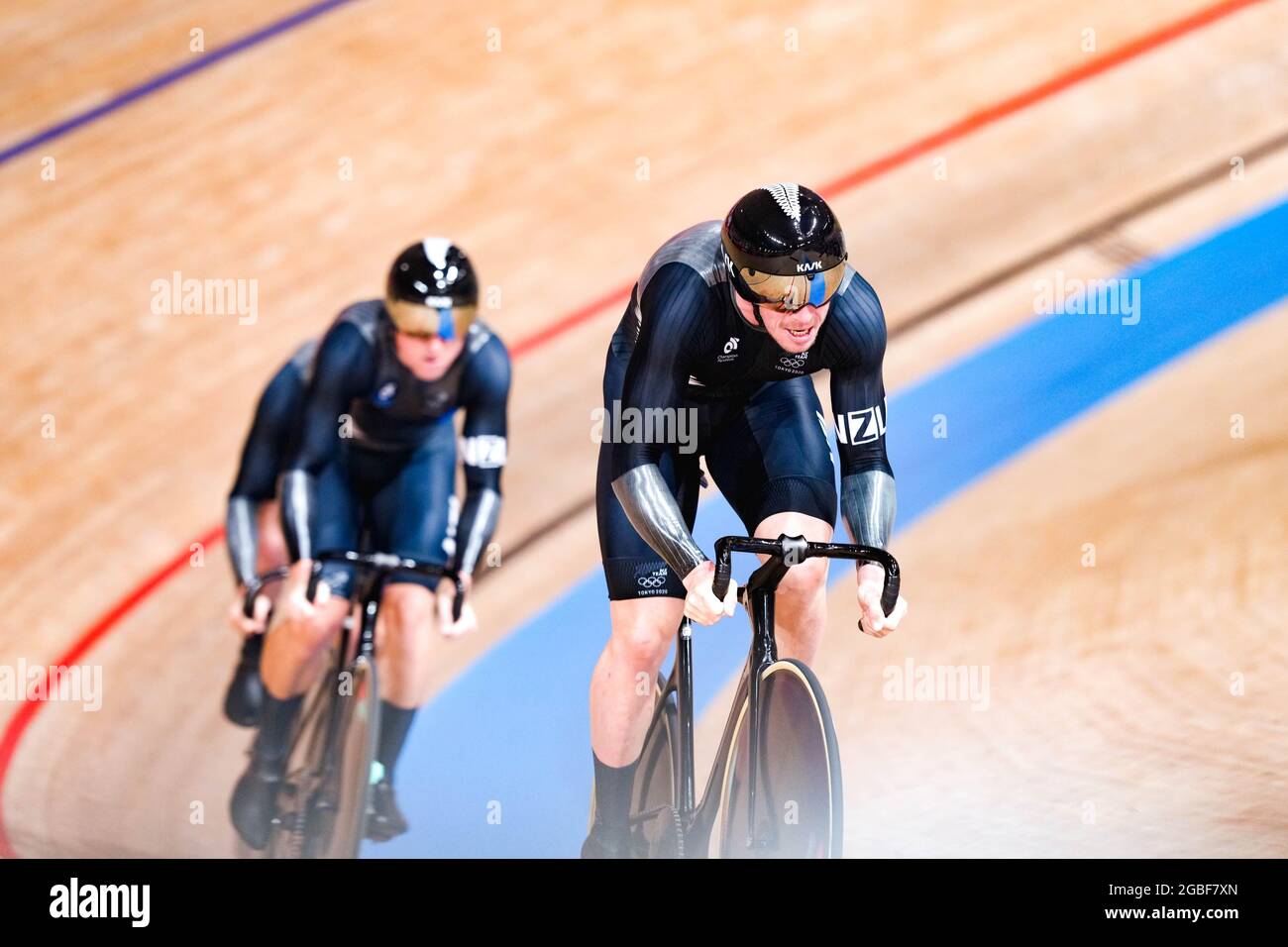 Sam Dakin (NZL), AUGUST 3, 2021 - Cycling : Men's Team Sprint ...