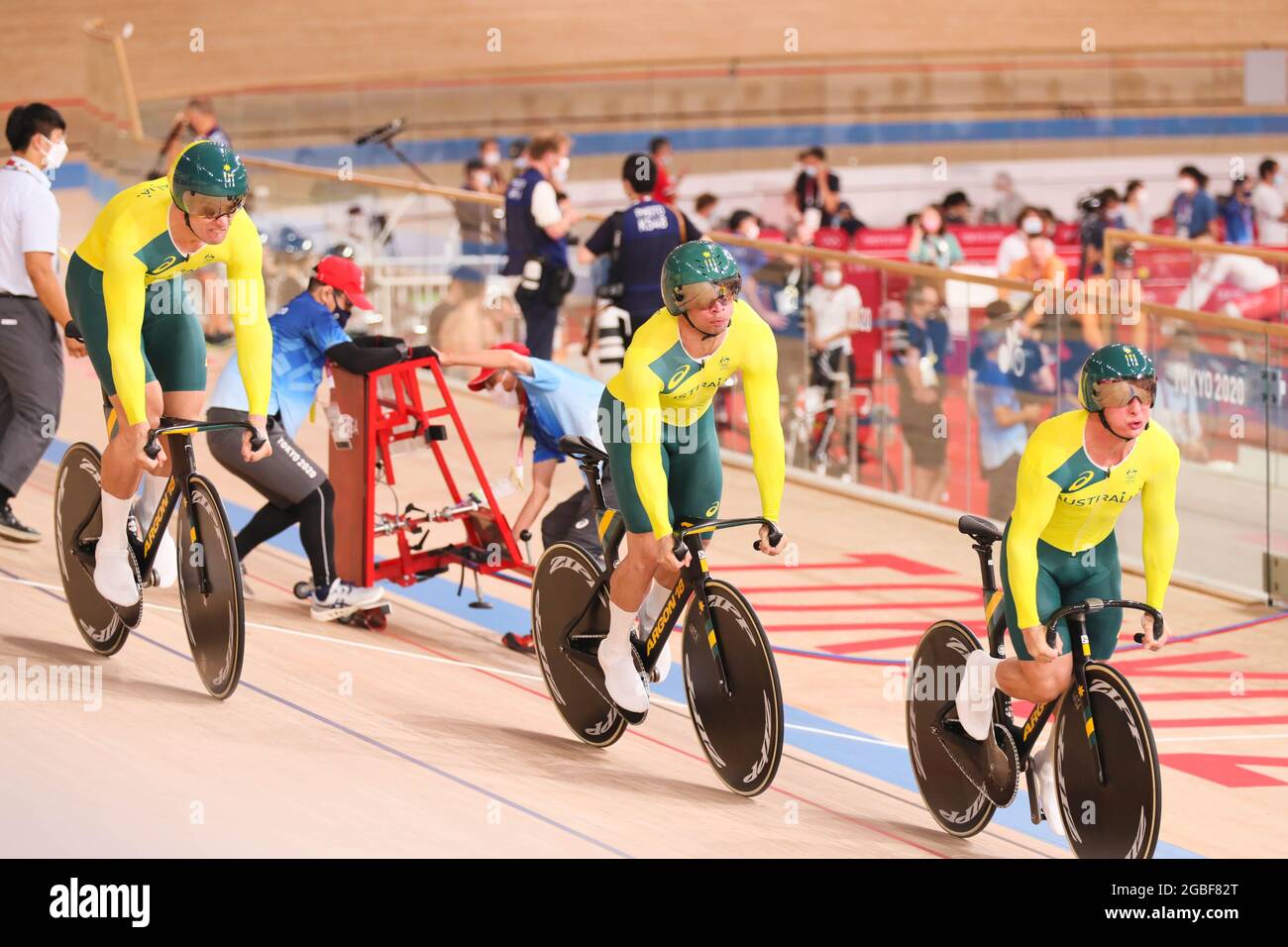 Shizuoka, Japan. 3rd Aug, 2021. Matthew Richardson (AUS), Nathan Hart ...