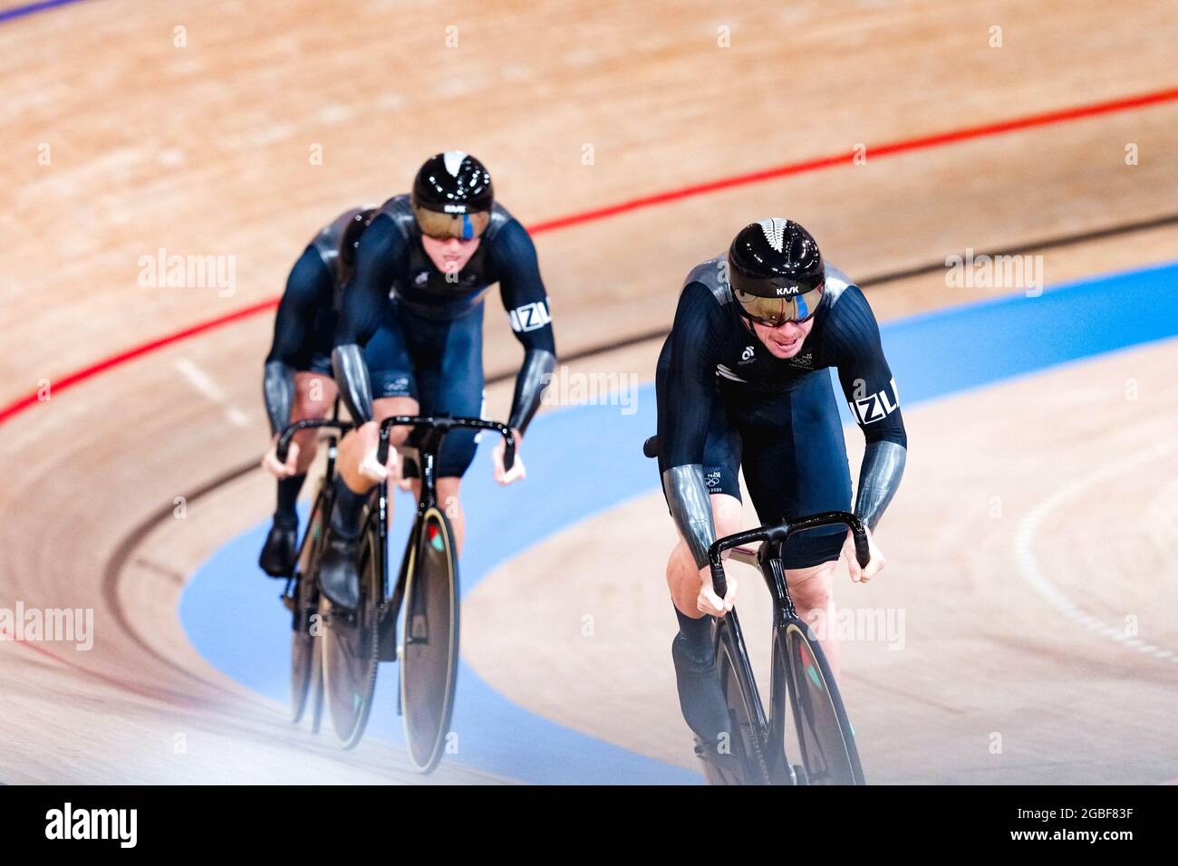 Shizuoka, Japan. 3rd Aug, 2021. Sam Dakin (NZL), Ethan Mitchell (NZL ...