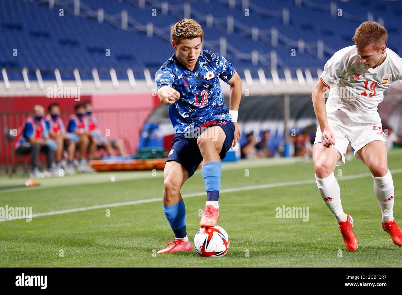Saitama, Japan. 3rd Aug, 2021. Ritsu Doan (JPN) Football/Soccer : Tokyo ...