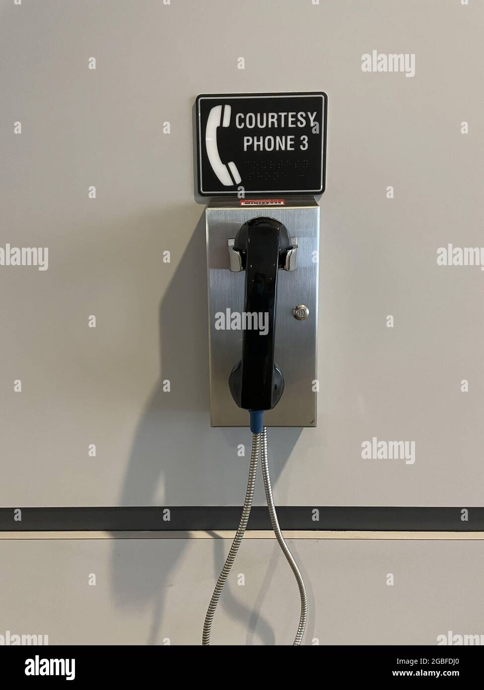 Courtesy telephone hi-res stock photography and images - Alamy