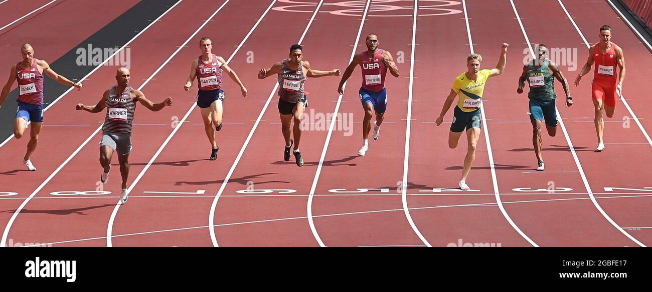 Tokyo, Japan. 4th Aug, 2021. Athletes compete during the Men's ...