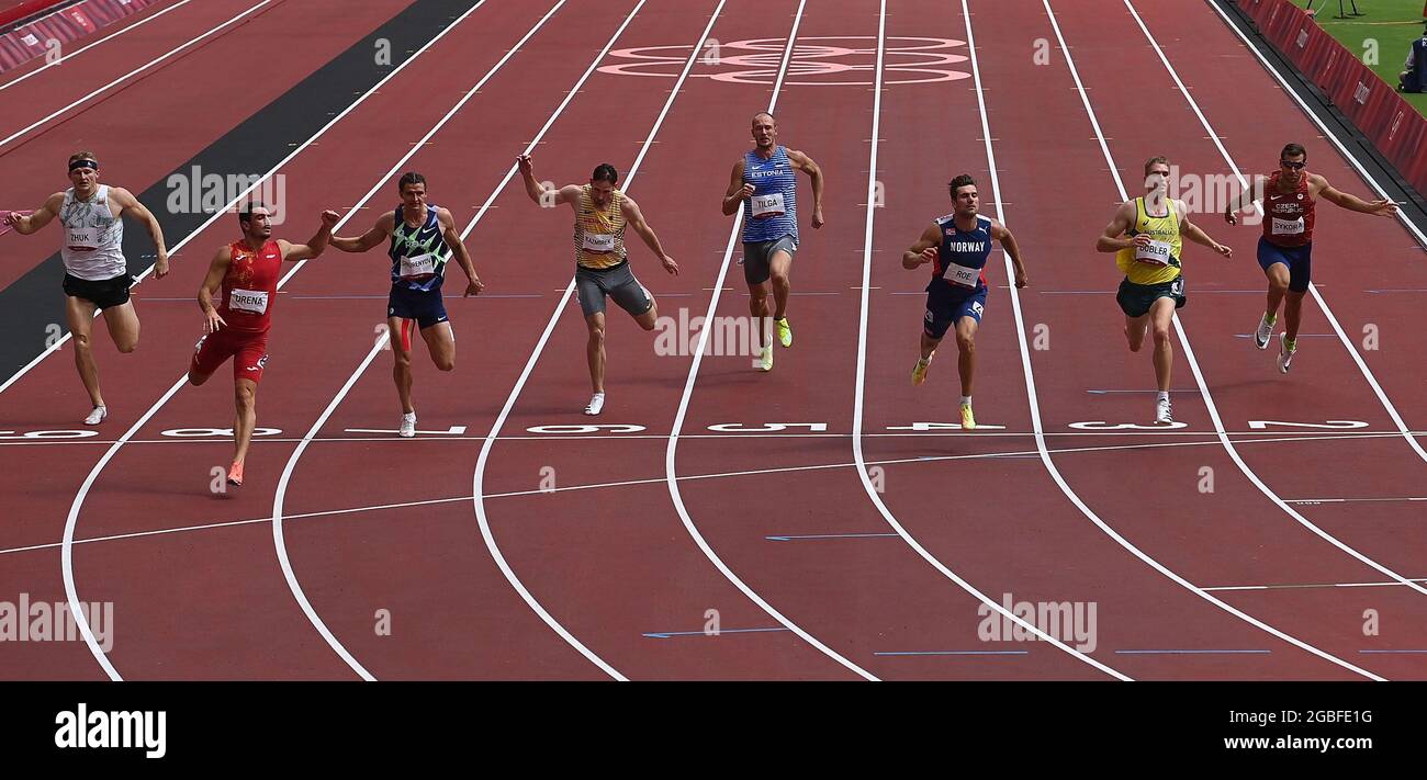 Tokyo, Japan. 4th Aug, 2021. Athletes compete during the Men's ...