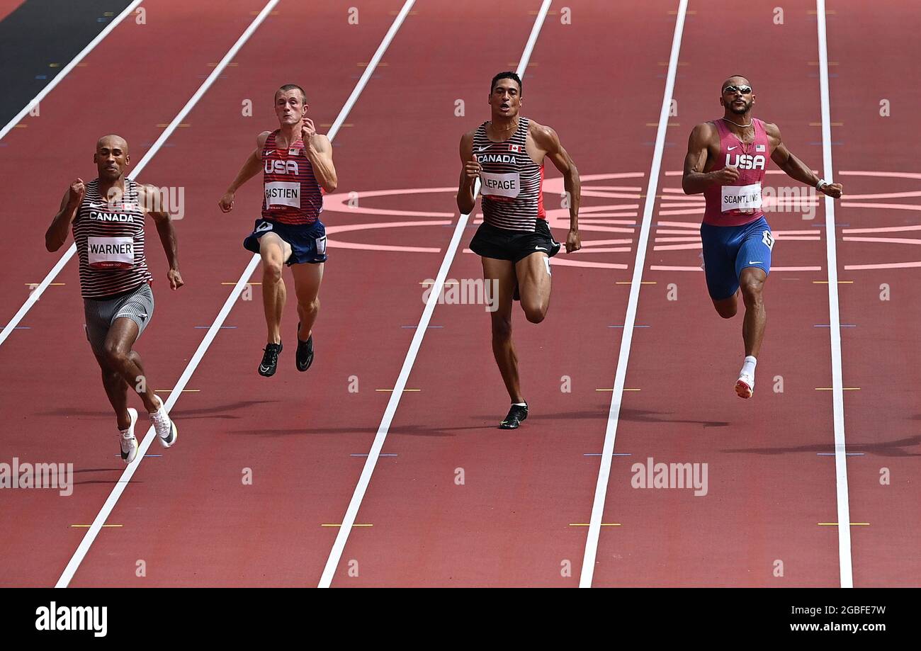 Tokyo, Japan. 4th Aug, 2021. Athletes compete during the Men's ...