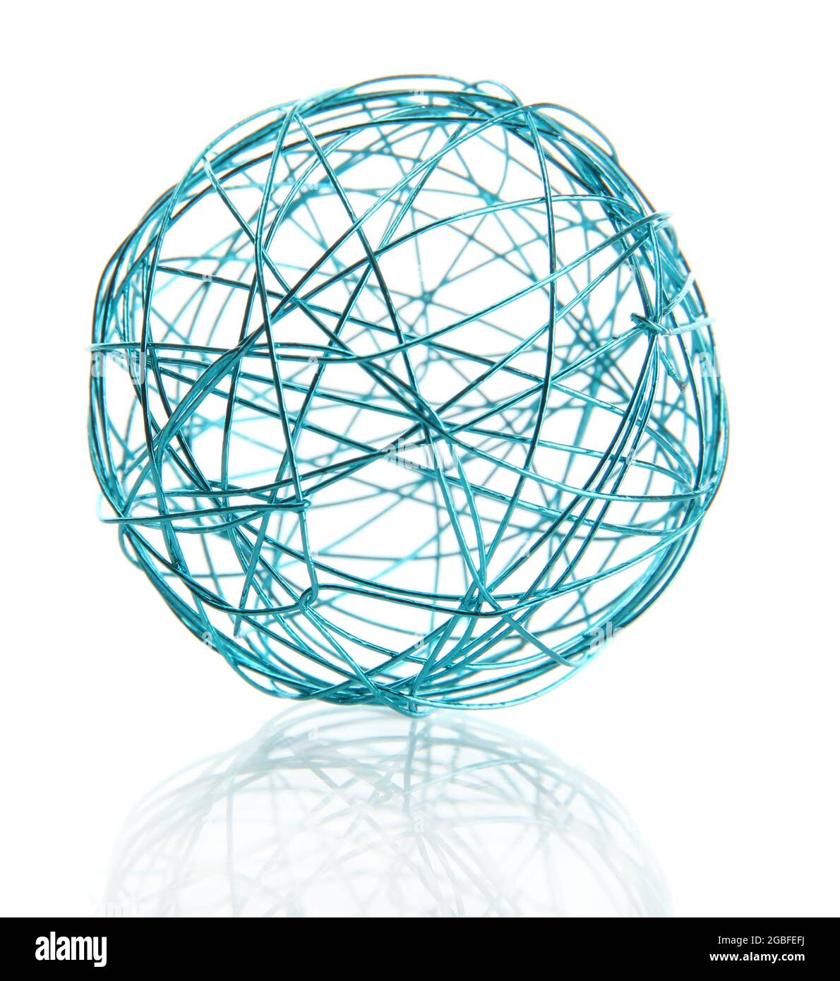 beautiful decorative ball, isolated on white Stock Photo - Alamy