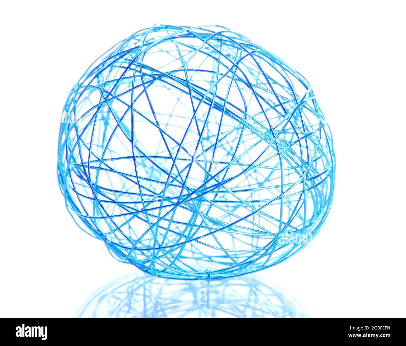 beautiful decorative ball, isolated on white Stock Photo - Alamy