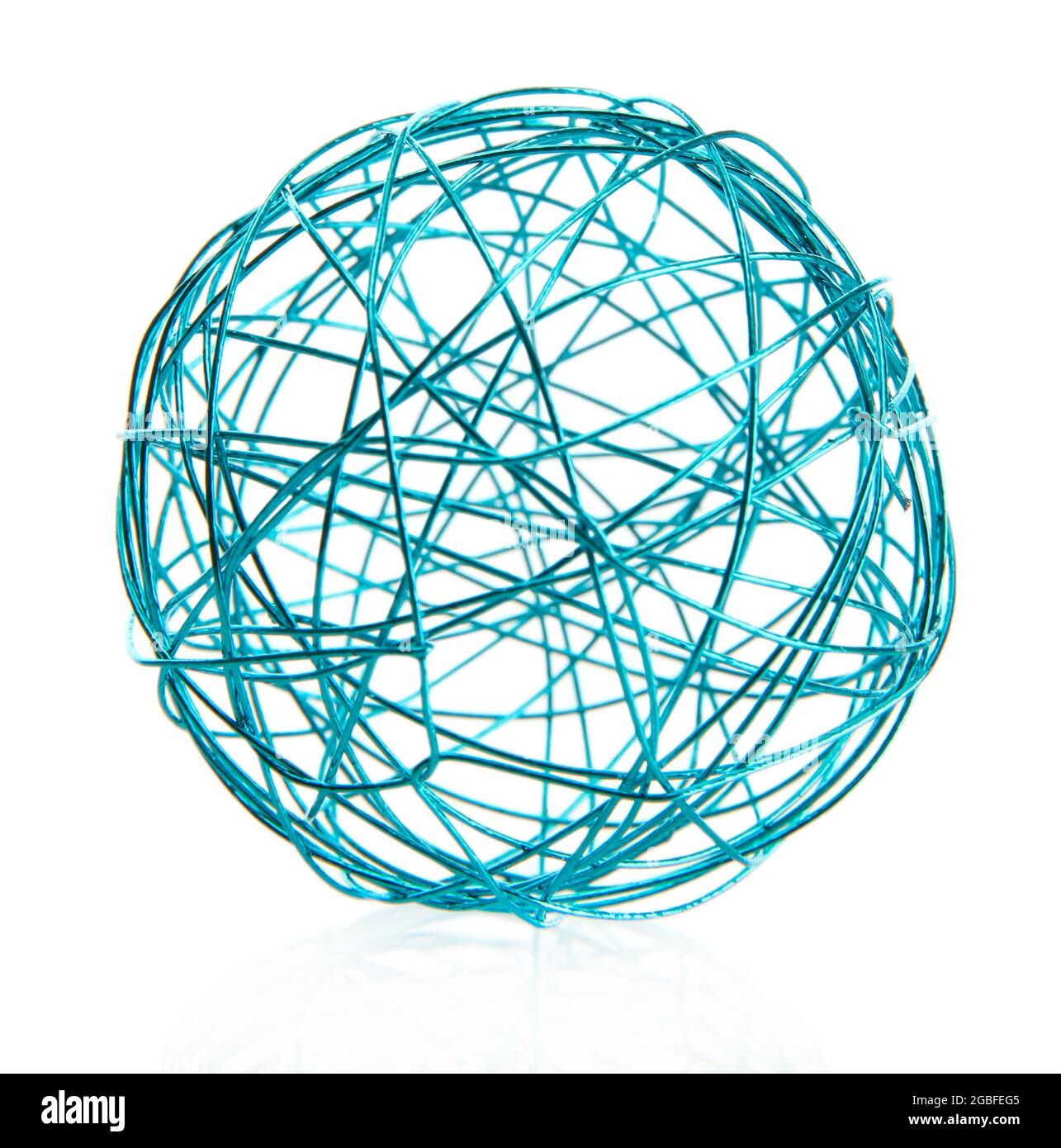 beautiful decorative ball, isolated on white Stock Photo - Alamy