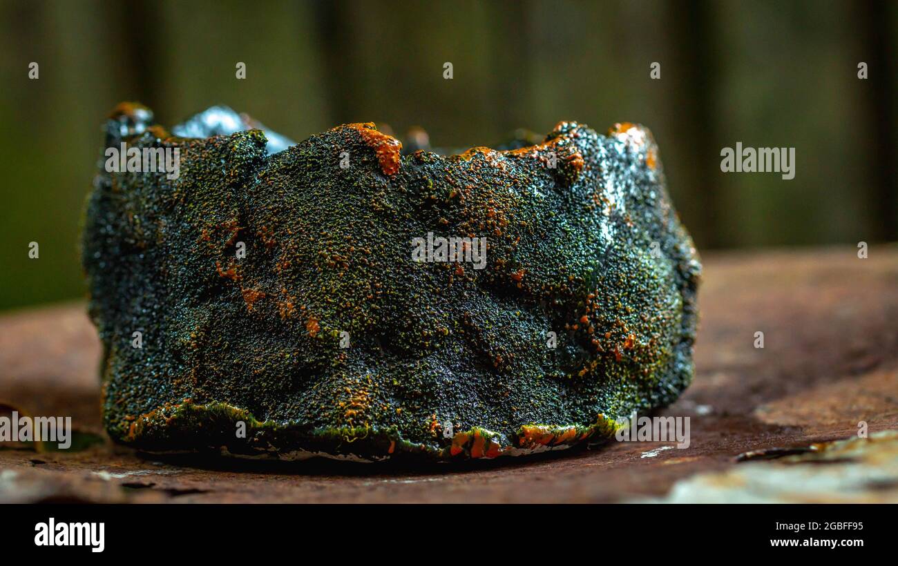 Beautiful artisan pot made from paper waste and concrete Stock Photo ...