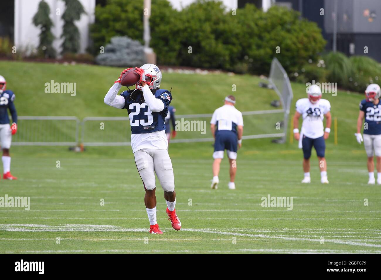 Tuesday, August 3, 2021: New England Patriots defensive back Kyle ...