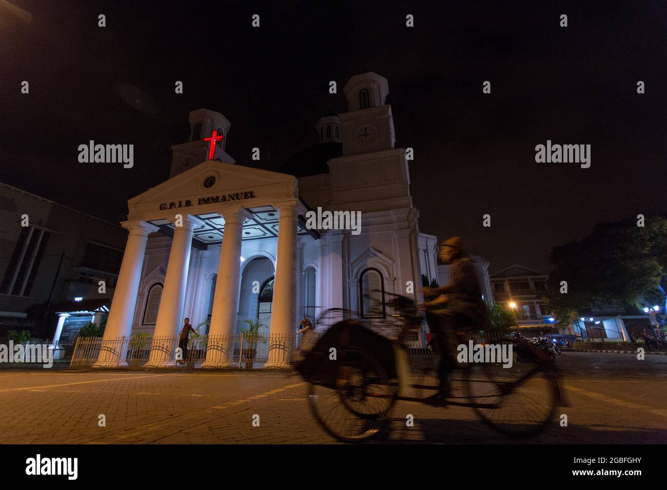 Colonial building at Semarang, Central Java, Indonesia Stock Photo - Alamy
