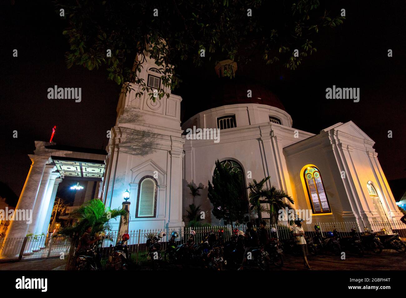 Colonial building at Semarang, Central Java, Indonesia Stock Photo - Alamy