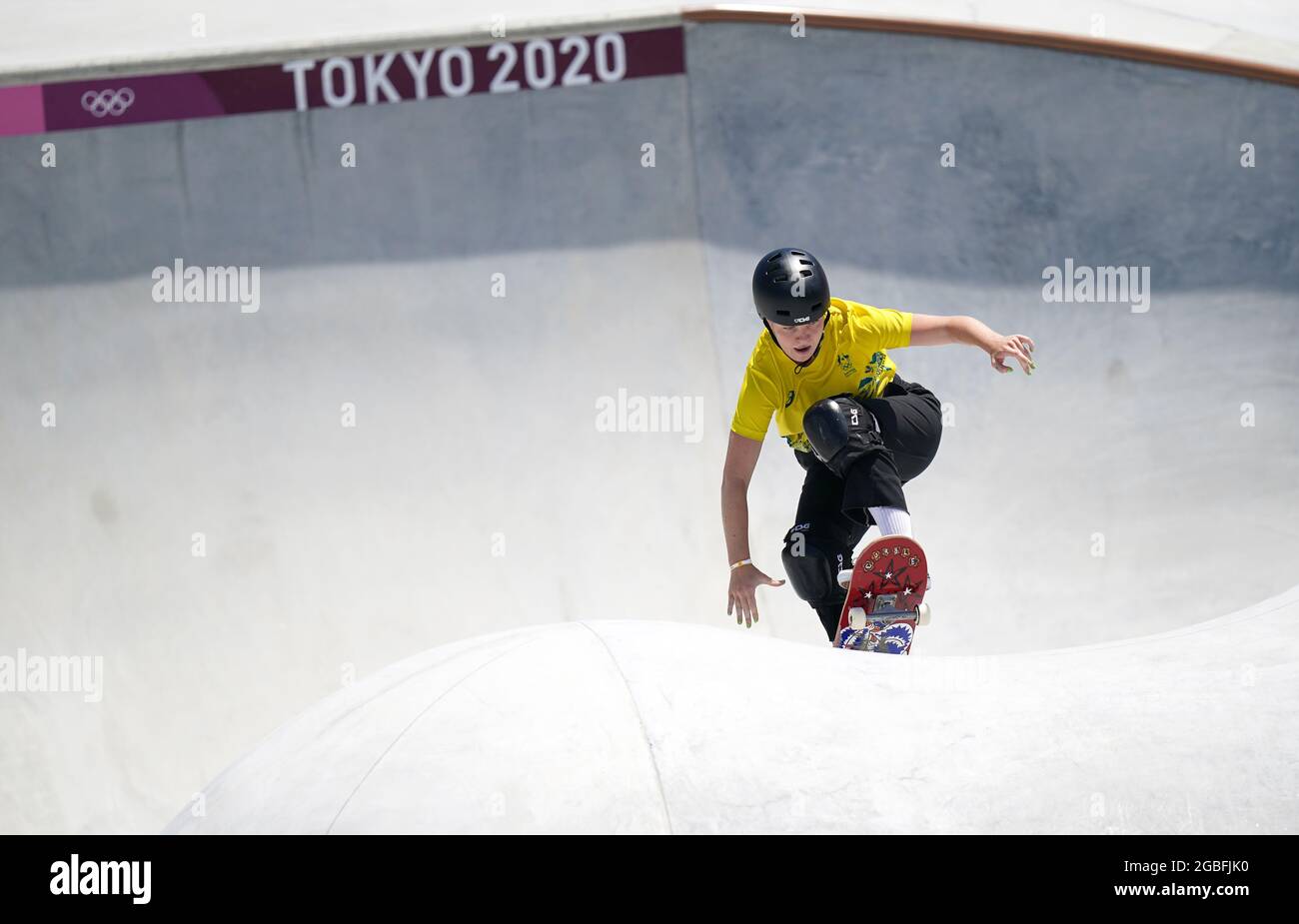 Australia's Poppy Olsen during the Women's Park Prelims Final at Ariake ...