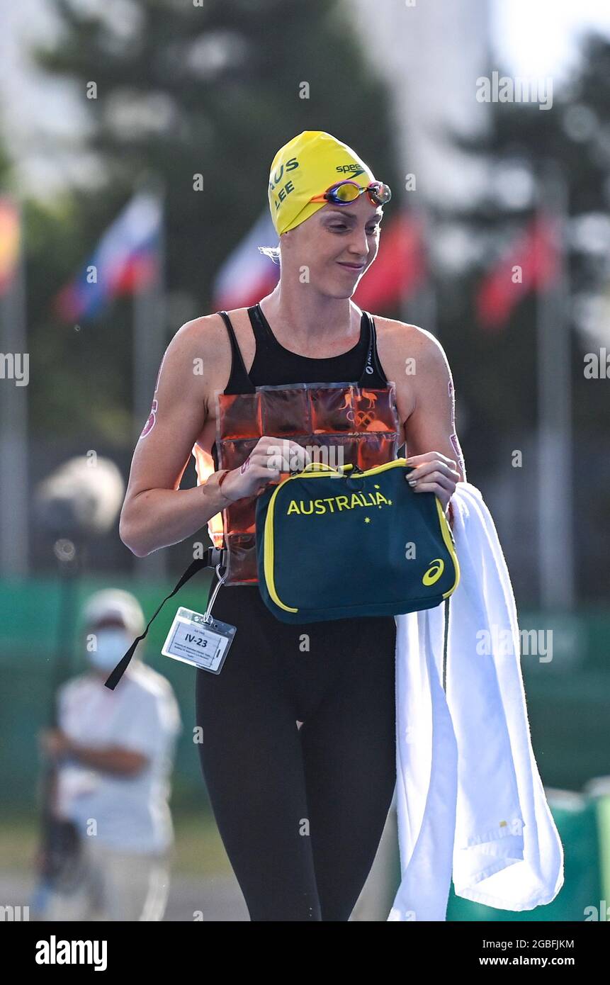Tokyo, Japan. 4th Aug, 2021. Kareena Lee of Australia reacts before the ...
