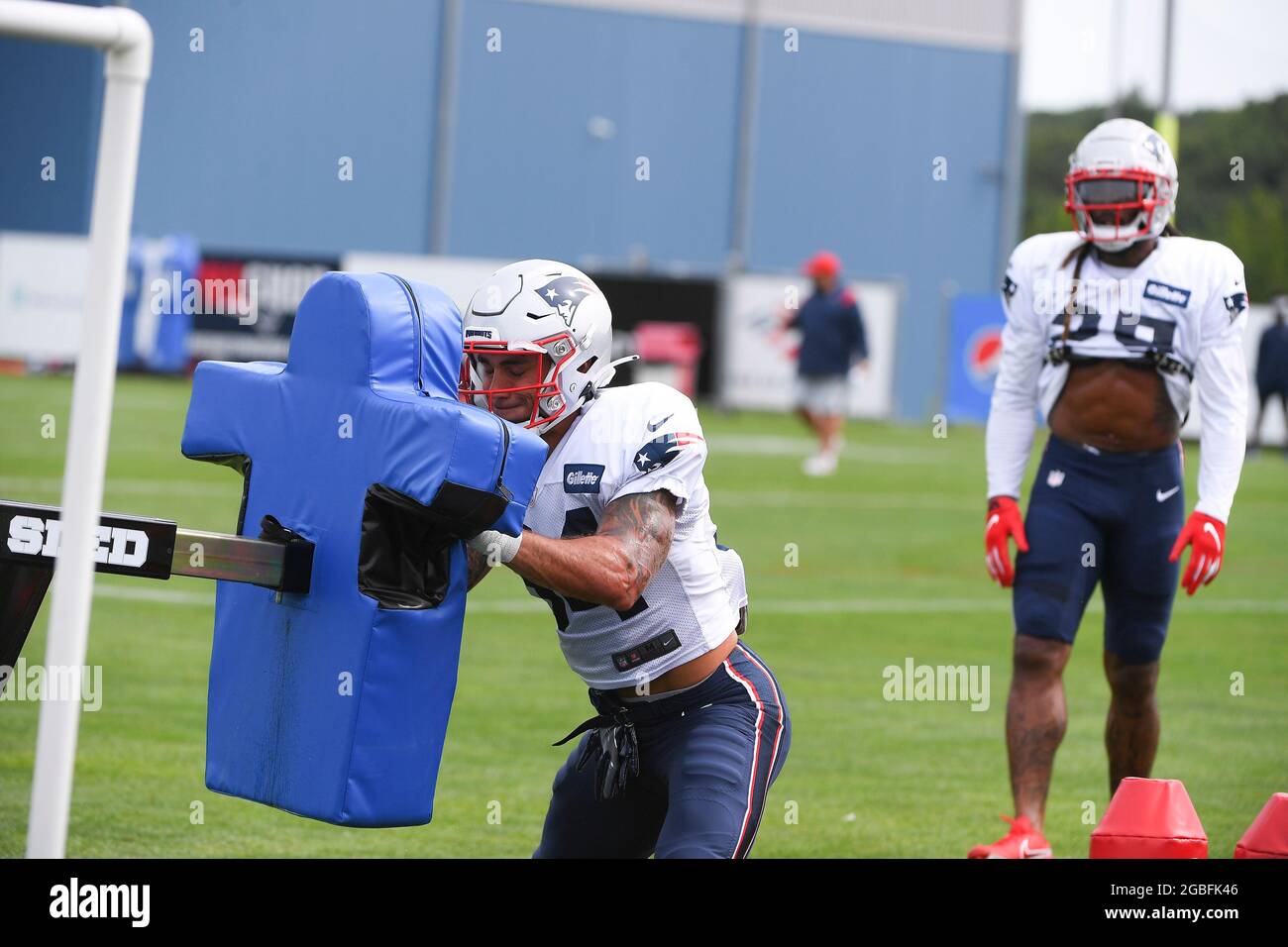 Tuesday, August 3, 2021: New England Patriots running back Tyler ...