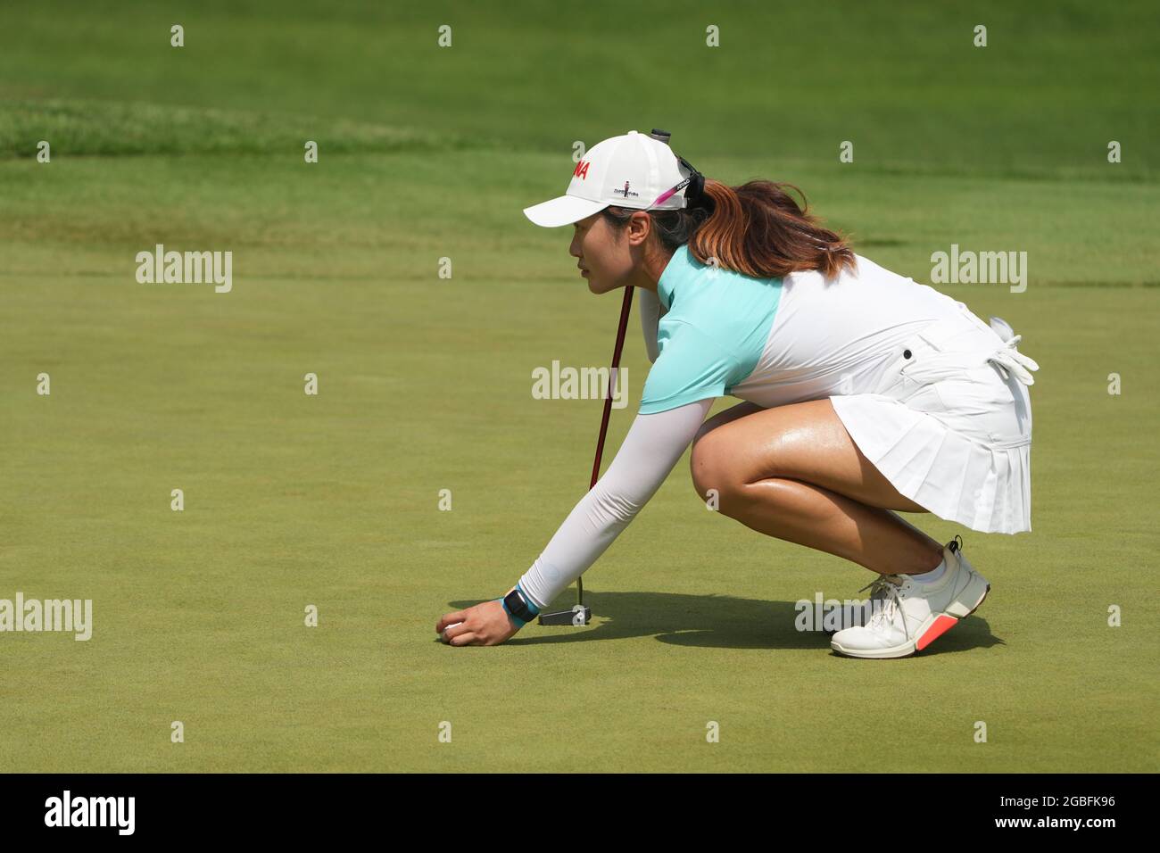 Saitama, Japan. 4th Aug, 2021. China's Lin Xiyu competes during the ...