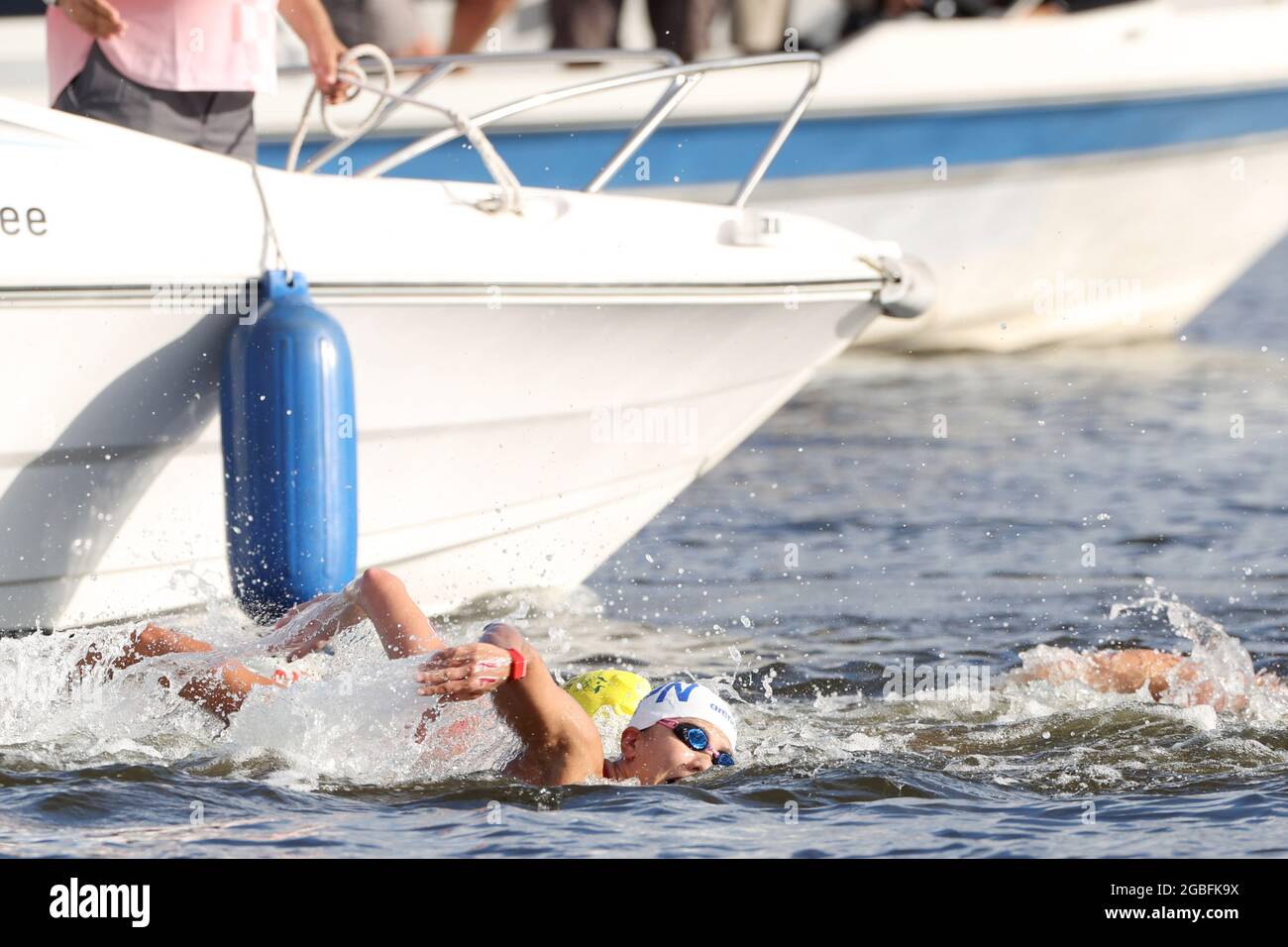Tokyo, Japan. 4th Aug, 2021. Yumi Kida (JPN) Swimming : Women's 10km ...