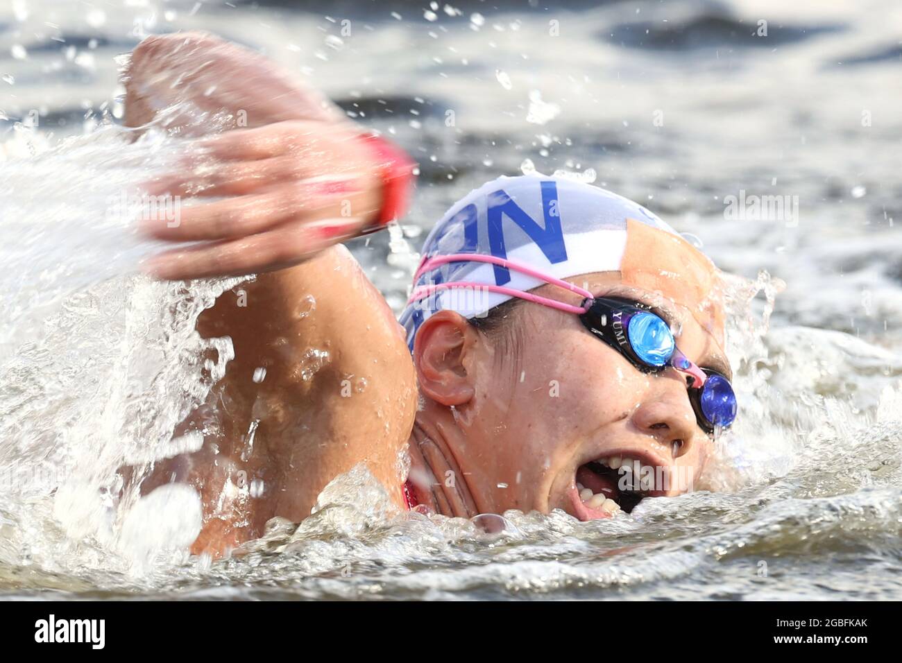 Tokyo, Japan. 4th Aug, 2021. Yumi Kida (JPN) Swimming : Women's 10km ...