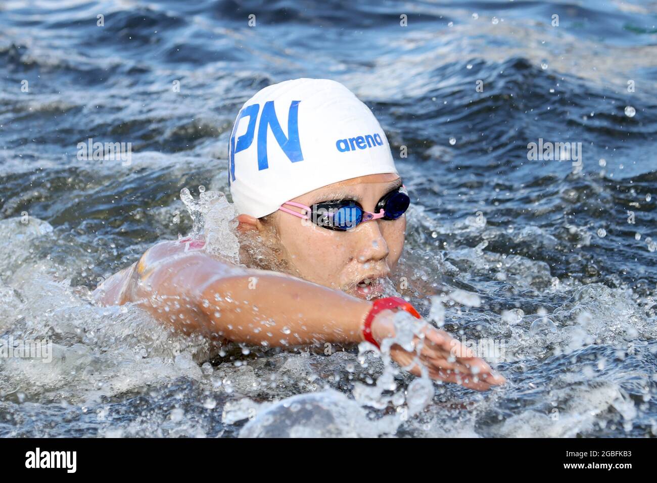 Tokyo, Japan. 4th Aug, 2021. Yumi Kida (JPN) Swimming : Women's 10km ...