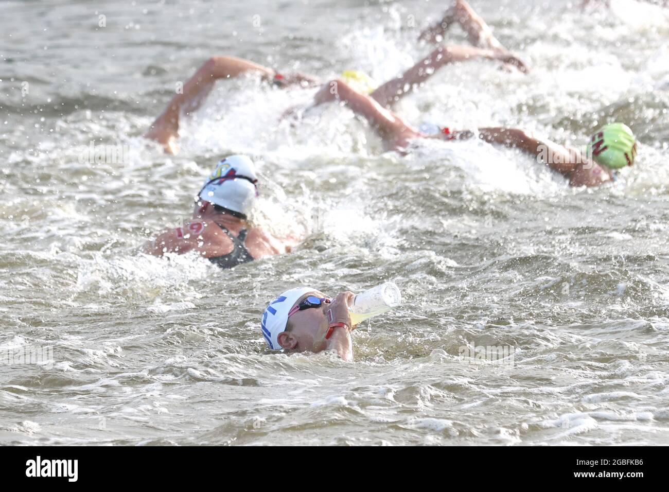 Tokyo, Japan. 4th Aug, 2021. Yumi Kida (JPN) Swimming : Women's 10km ...