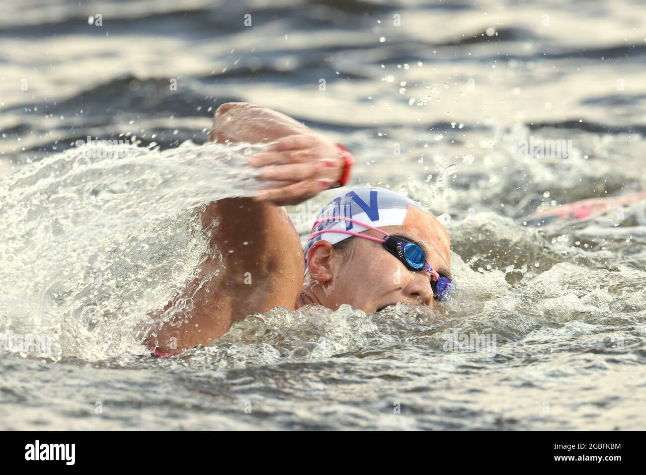 Tokyo, Japan. 4th Aug, 2021. Yumi Kida (JPN) Swimming : Women's 10km ...