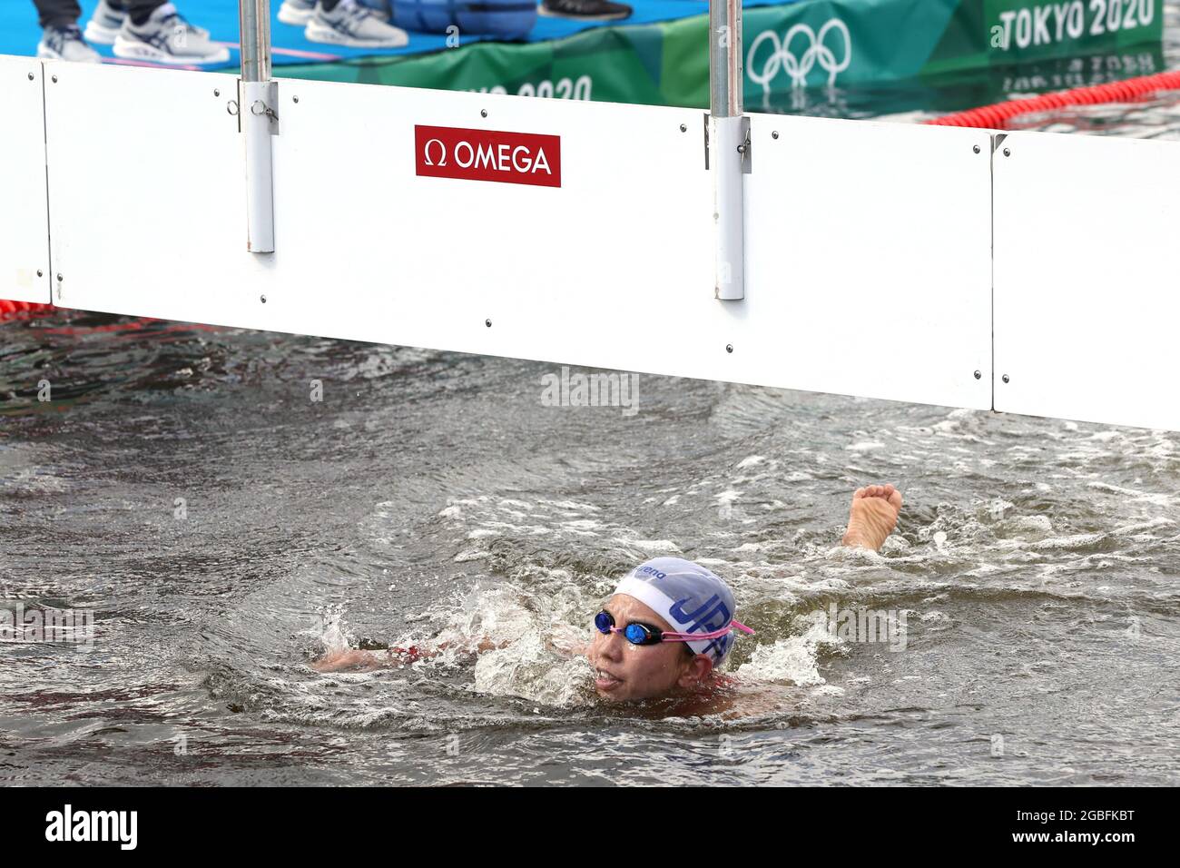 Tokyo, Japan. 4th Aug, 2021. Yumi Kida (JPN) Swimming : Women's 10km ...