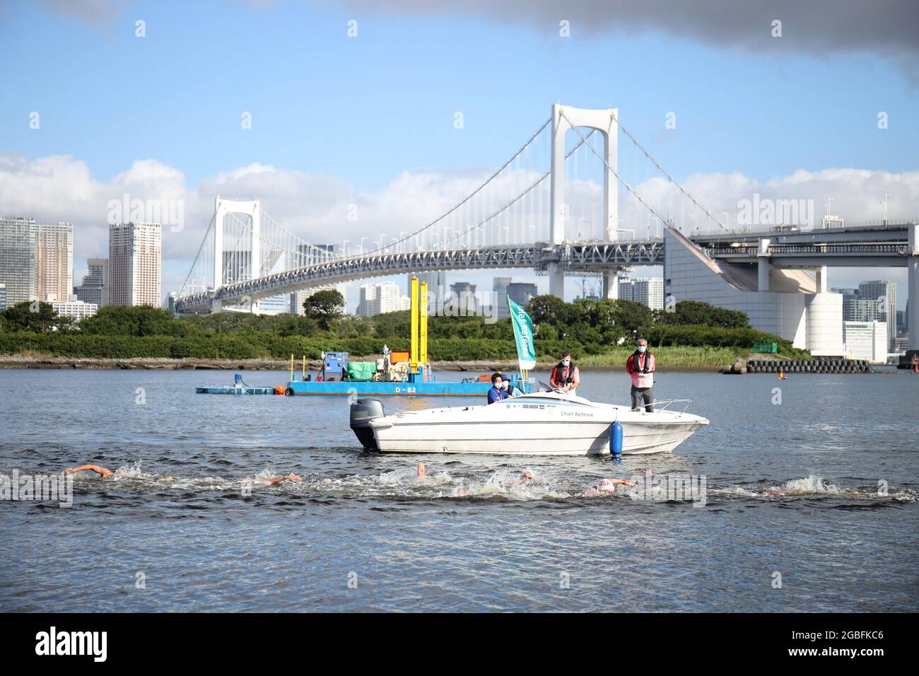 Tokyo, Japan. 4th Aug, 2021. Yumi Kida (JPN) Swimming : Women's 10km ...