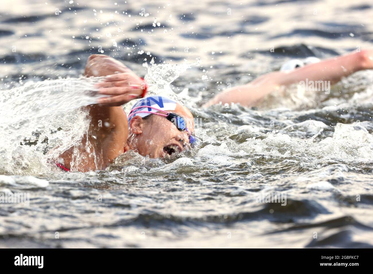 Tokyo, Japan. 4th Aug, 2021. Yumi Kida (JPN) Swimming : Women's 10km ...