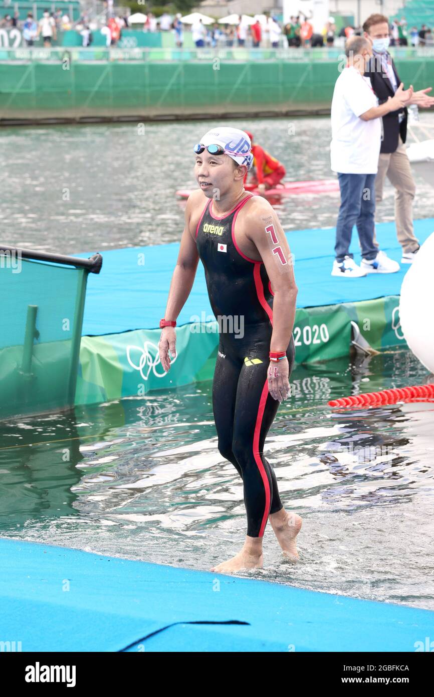 Tokyo, Japan. 4th Aug, 2021. Yumi Kida (JPN) Swimming : Women's 10km ...