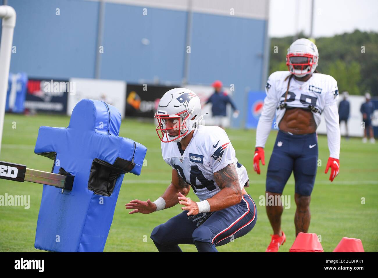 Tuesday, August 3, 2021: New England Patriots running back Tyler ...