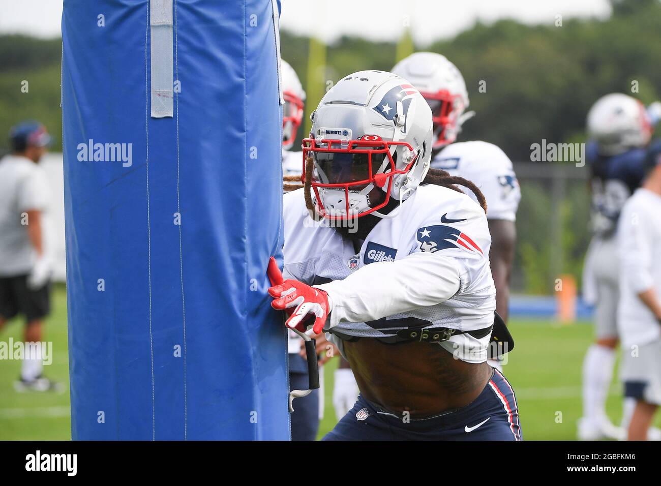 Tuesday, August 3, 2021: New England Patriots running back Brandon ...