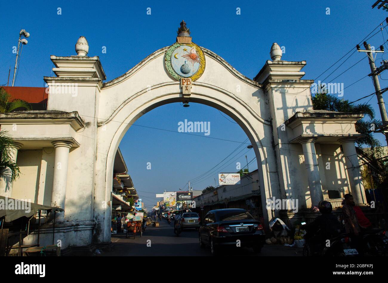 Historical sultanate building at Central Java, Indonesia Stock Photo ...