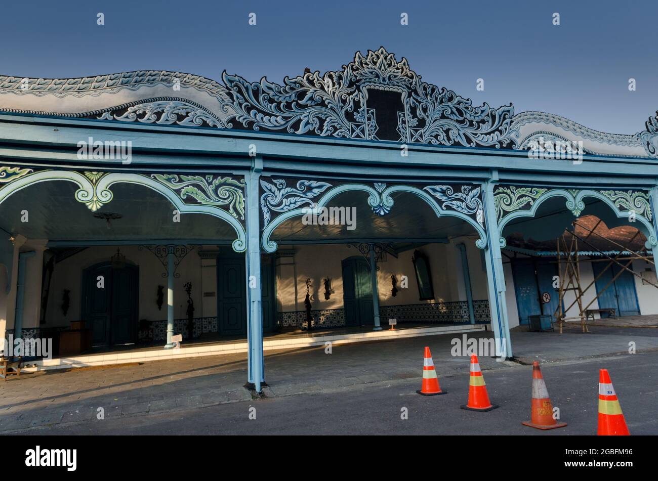 Historical sultanate building at Central Java, Indonesia Stock Photo ...