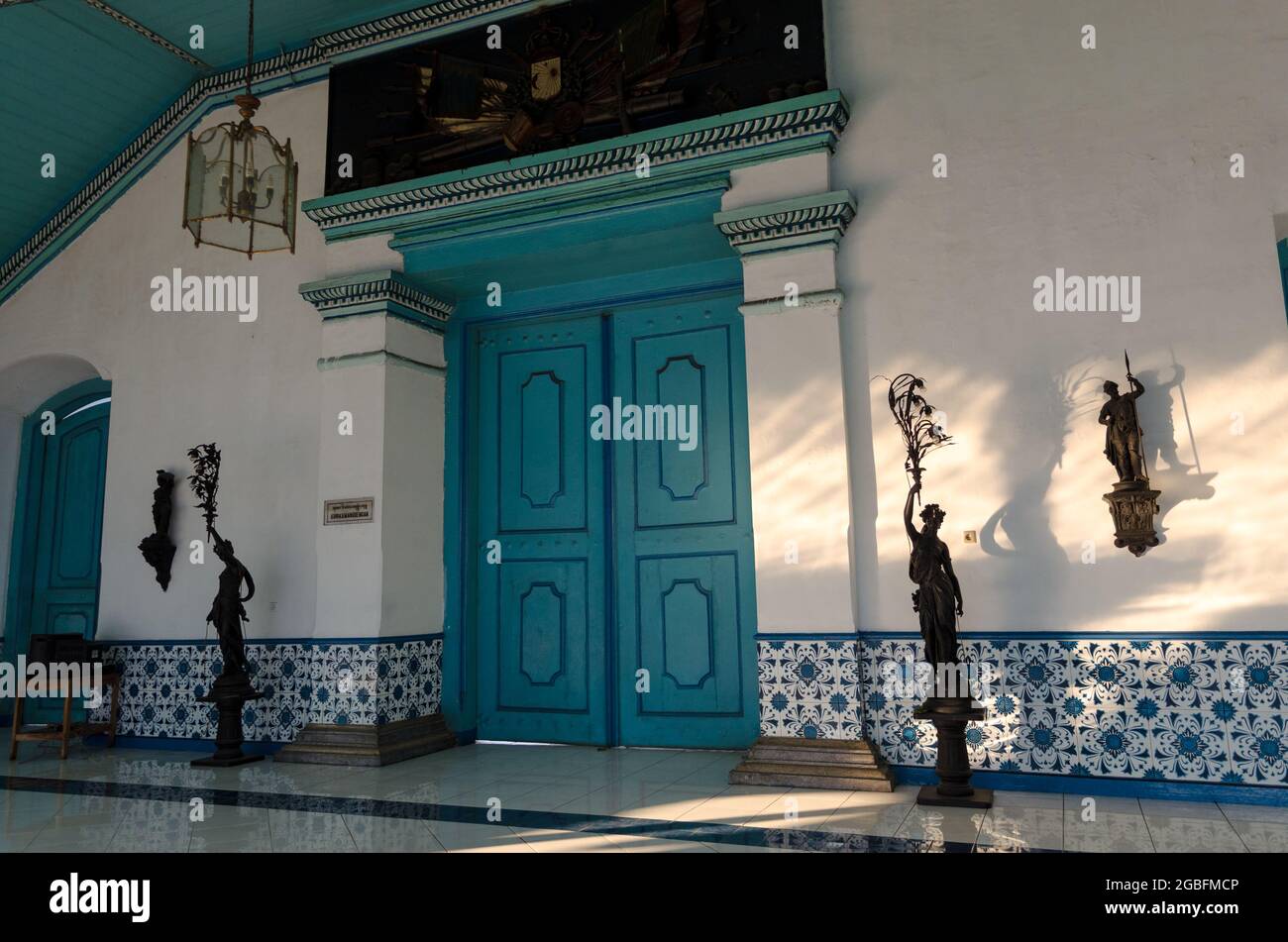 Historical sultanate building at Central Java, Indonesia Stock Photo ...