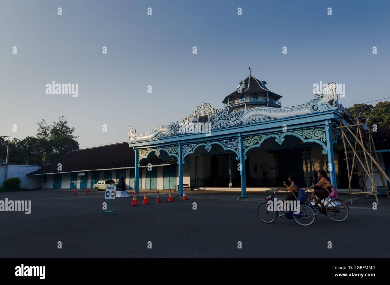 Historical sultanate building at Central Java, Indonesia Stock Photo ...