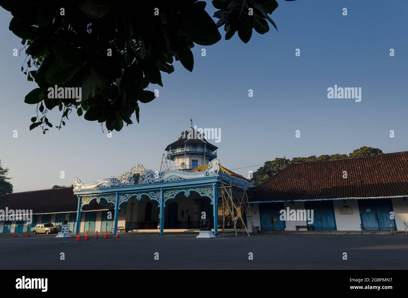 Historical sultanate building at Central Java, Indonesia Stock Photo ...