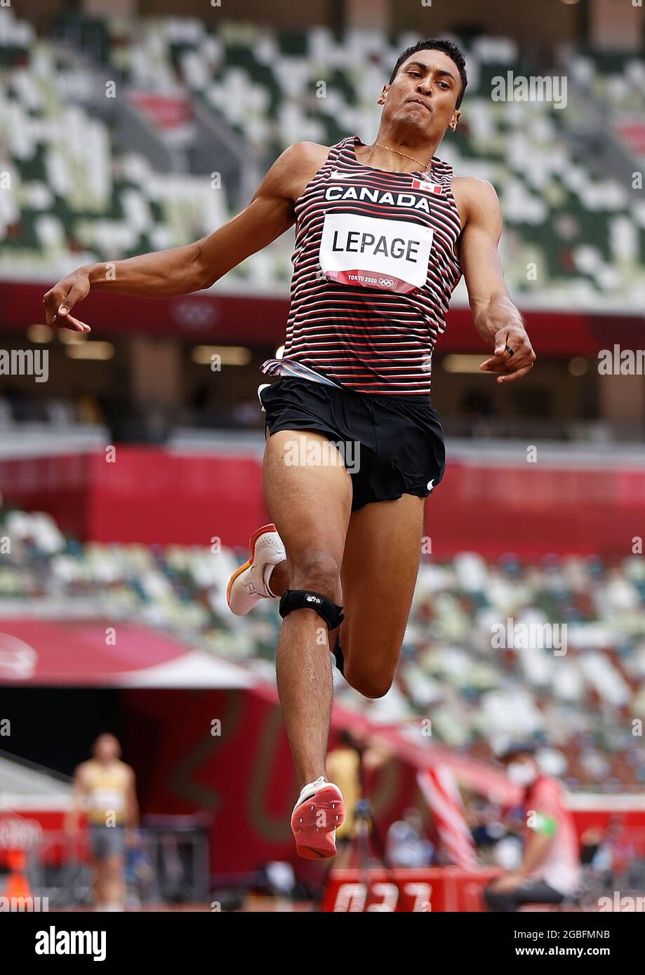 Tokyo, Japan. 4th Aug, 2021. Pierce Lepage of Canada competes during ...
