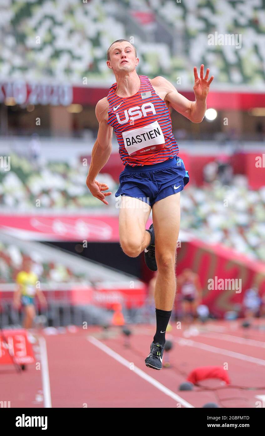 Tokyo, Japan. 4th Aug, 2021. Steven Bastien of the United States ...
