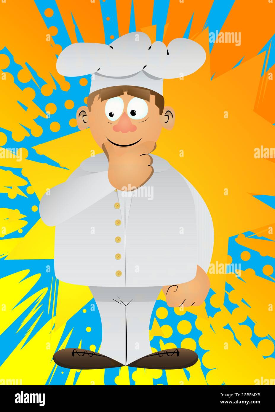 Fat Cartoon Chef