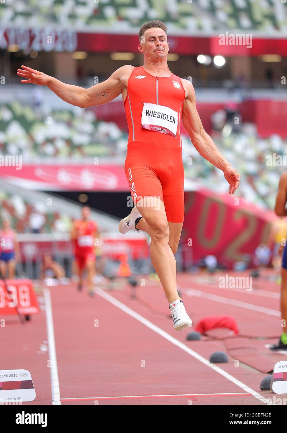 Tokyo, Japan. 4th Aug, 2021. Pawel Wiesiolek of Poland competes during ...