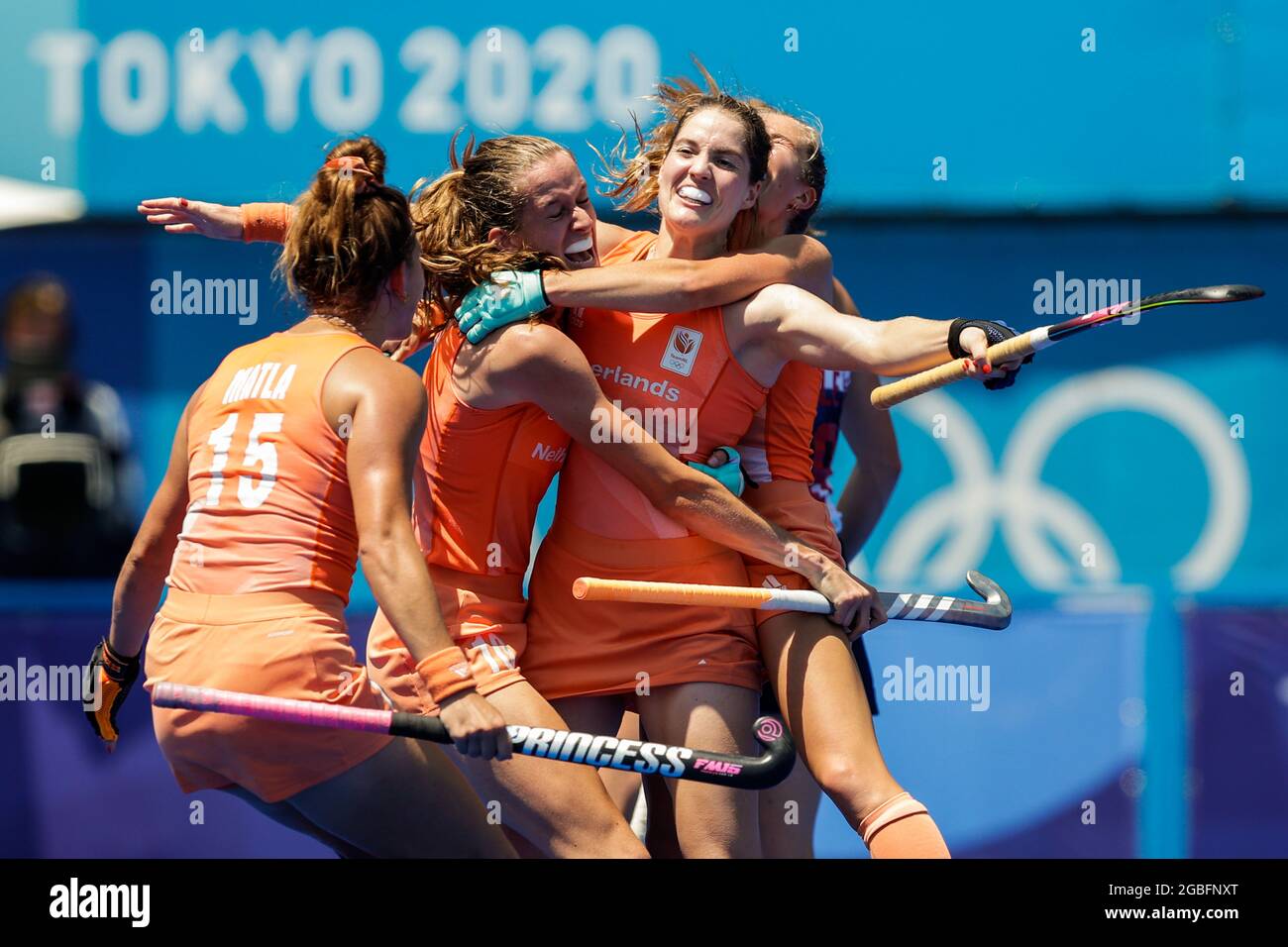 TOKYO, JAPAN - AUGUST 4: Frederique Matla of the Netherlands, Marloes ...