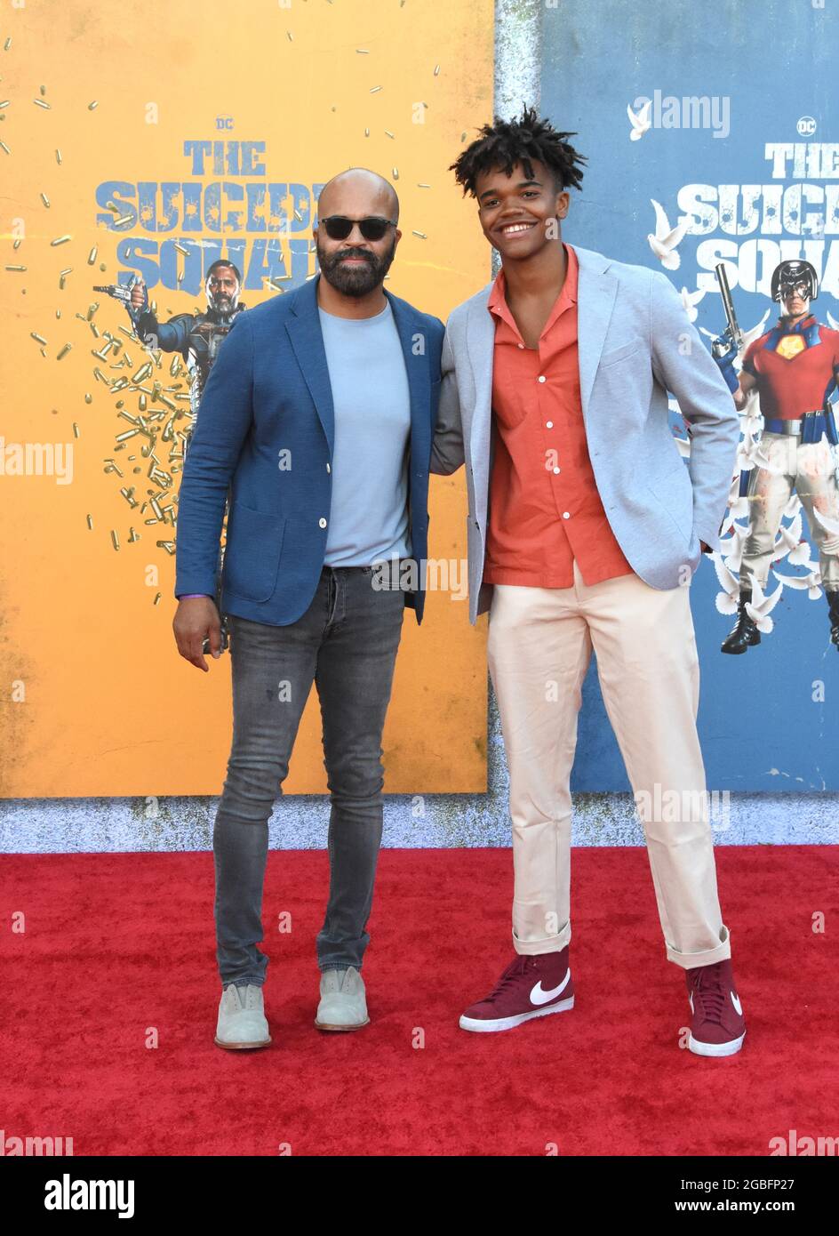Los Angeles, California, USA 2nd August 2021 Actor Jeffrey Wright and ...