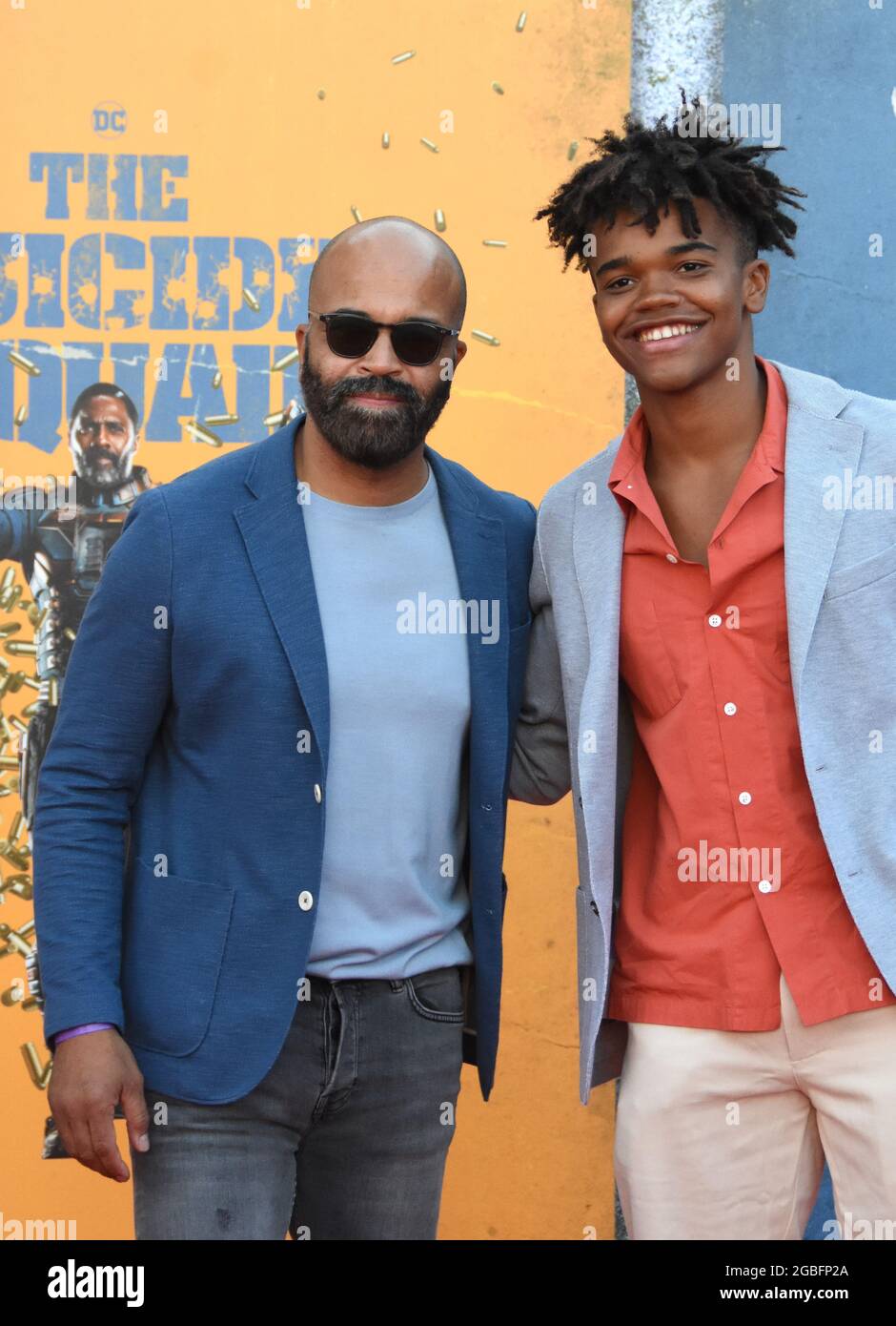 Los Angeles, California, USA 2nd August 2021 Actor Jeffrey Wright and ...